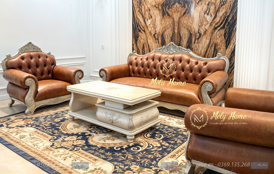 SOFA TÂN CỔ ĐIỂN HCM [Top 50 Mẫu Đa Phân Khúc] - Mêly Home